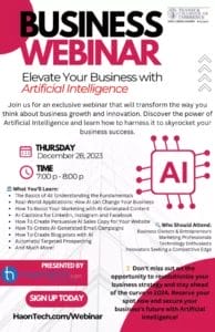 Business Webinar: Elevate Your Business with AI — Teaneck Chamber of ...